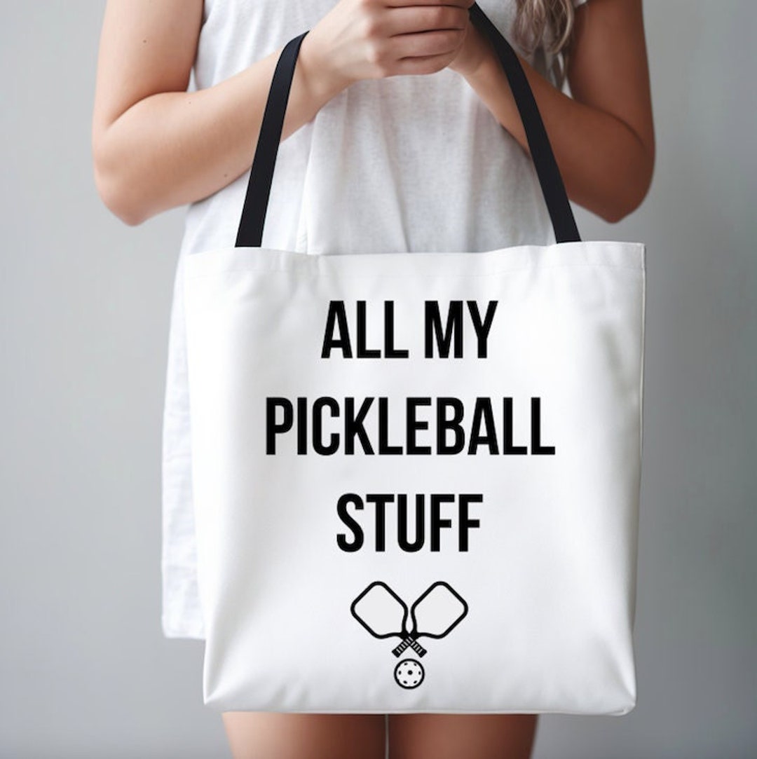 Pickleball Bag, Pickleball Gift, Pickleball Tote Bag, Pickleball Lover ...