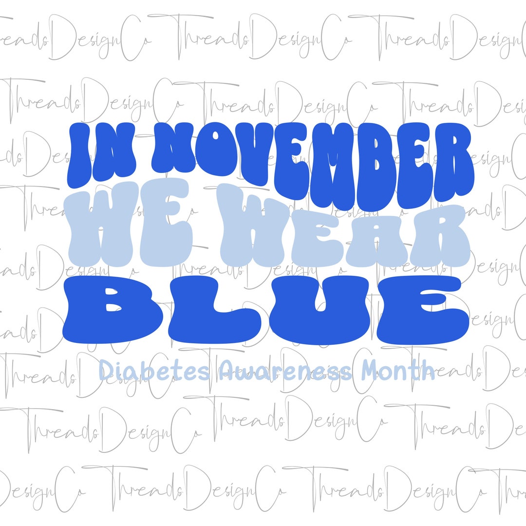 Diabetes Awareness Ribbon PNG, Type 1 Diabetes SVG, Diabetes Month SVG ...