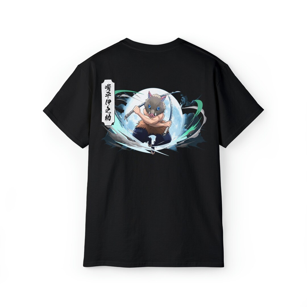 Inosuke Hashibira Demon Slayer Anime T-shirt Japanese Graphic - Etsy