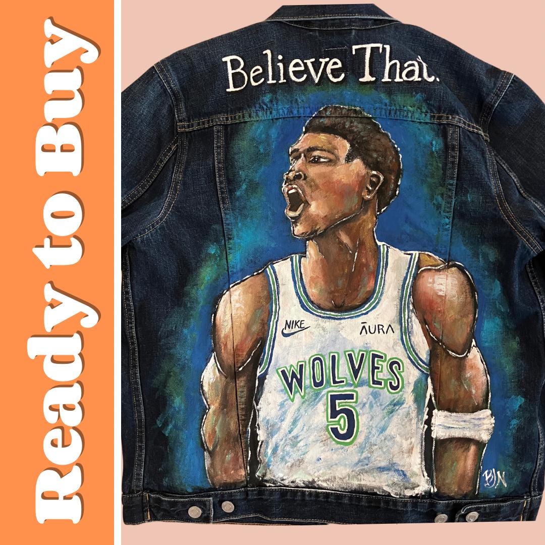 Anthony Edwards Jacket Ready to Ship Sports Athlete Jacket Basketball ...