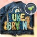 Nashville Music Jacket Painting Custom Name Art for Personalized Denim ...