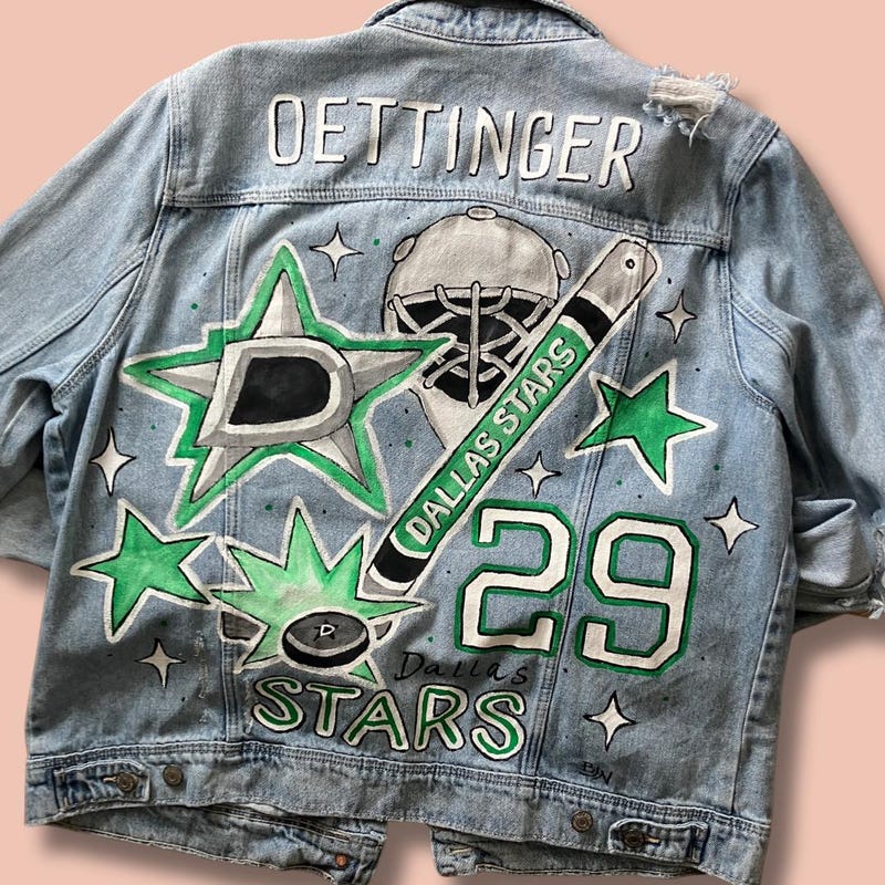 College Jean Jacket - Etsy