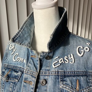 Custom Painted Jacket Country Artist Jacket Painting Custom Name Art ...