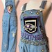 Custom Rolling Stones Concert Jacket Painted Rock and Roll Denim Jacket ...