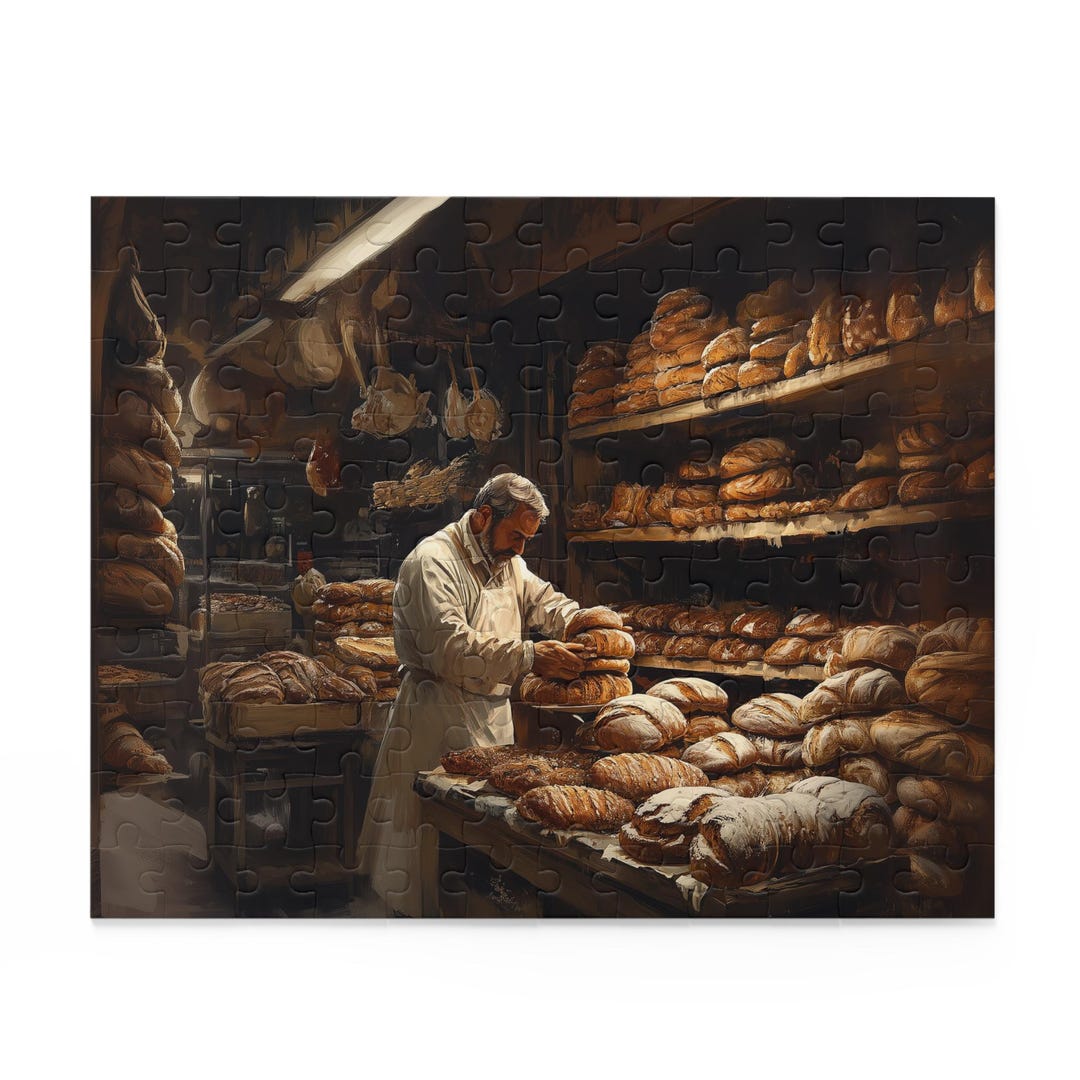 Puzzle, Bakery Puzzle, Sweet Treat Jigsaw, Cake Lover Activity, Baking ...