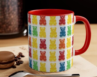 Gummy Bear Coffee Mugs, Funny Mug, Candy Mug, Bear Mug, Humor, Gummy ...