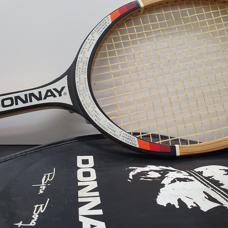 Donnay Allwood Superlight Bjorn Borg Tennis Racket Belgium Made Grip ...