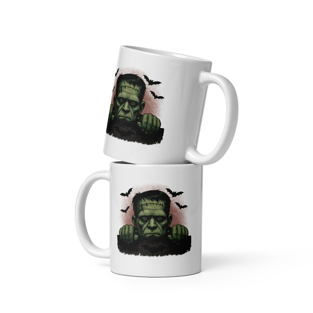 Frankenstein Mug: Spooky Gothic Halloween Coffee Cup - Etsy