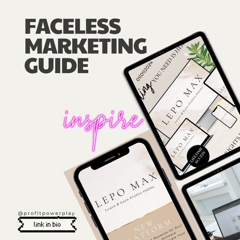 Complete Digital Guide to Faceless Marketing Digital Marketing Course Done for You Digital ...