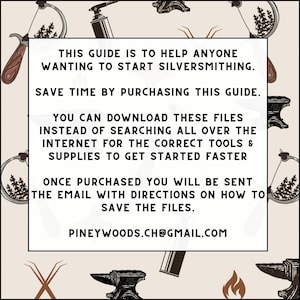 Silversmithing 101 | Beginner Guide | List of Tools & Supplies - Etsy