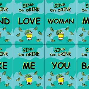 Drinking Card Game, Printable Party Game, Printable Drinking Game ...
