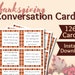 Thanksgiving Conversation Cards Game, Funny and Unique Family Friendly ...