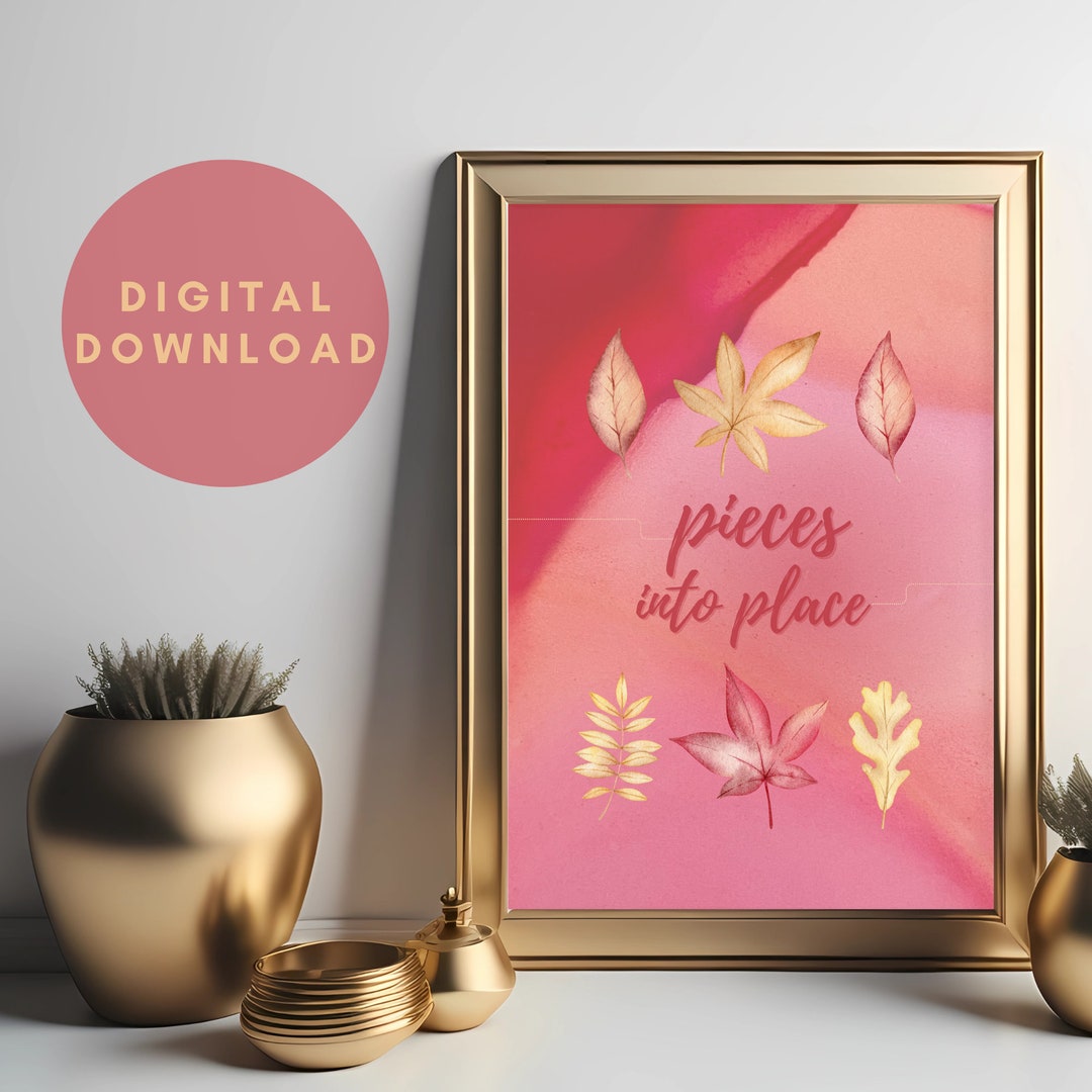 Taylor Swift Inspired Wall Art, "all Too Well" Song Lyrics, Seasonal ...