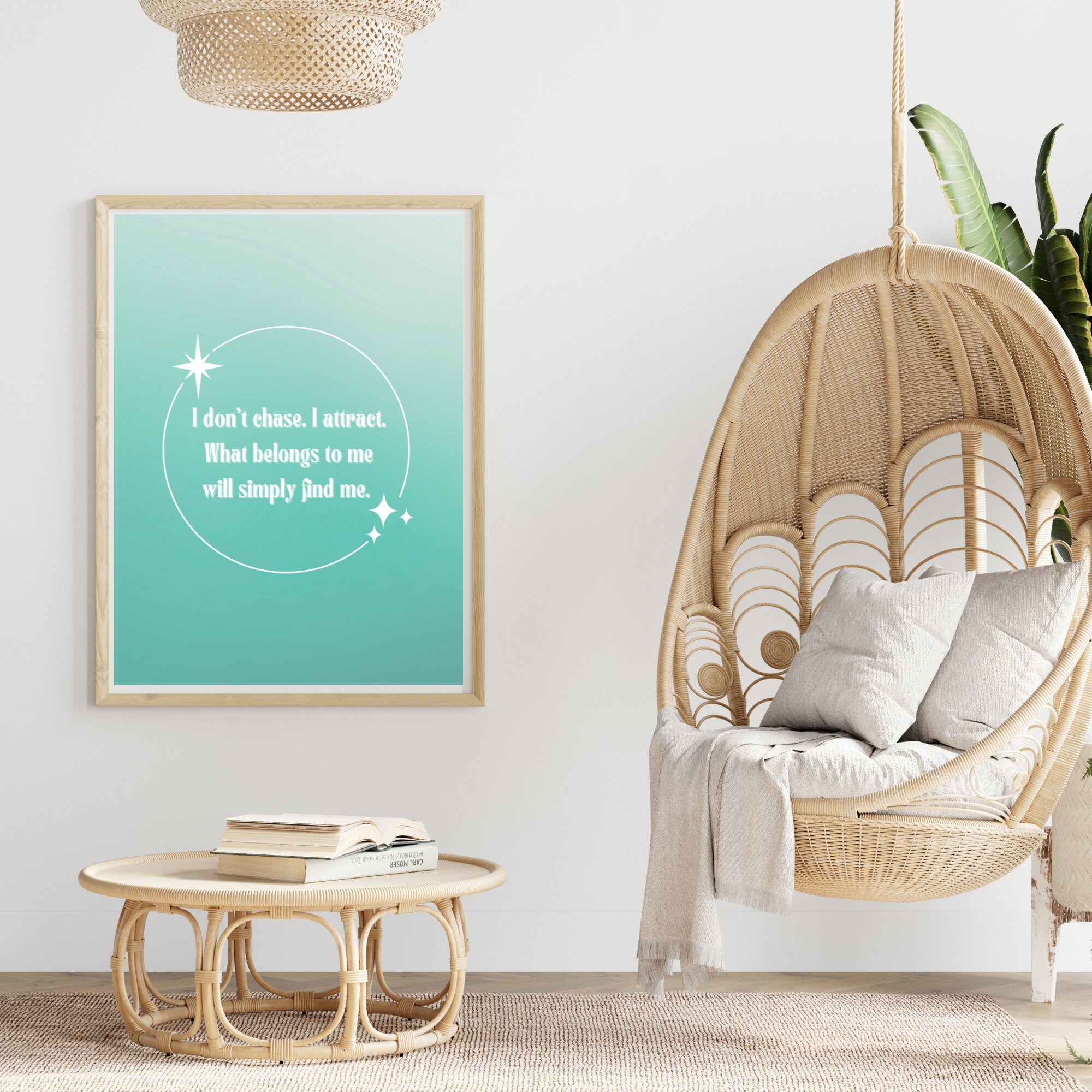 Printable I Don't Chase I Attract What Belongs to Me Will Simply Find ...