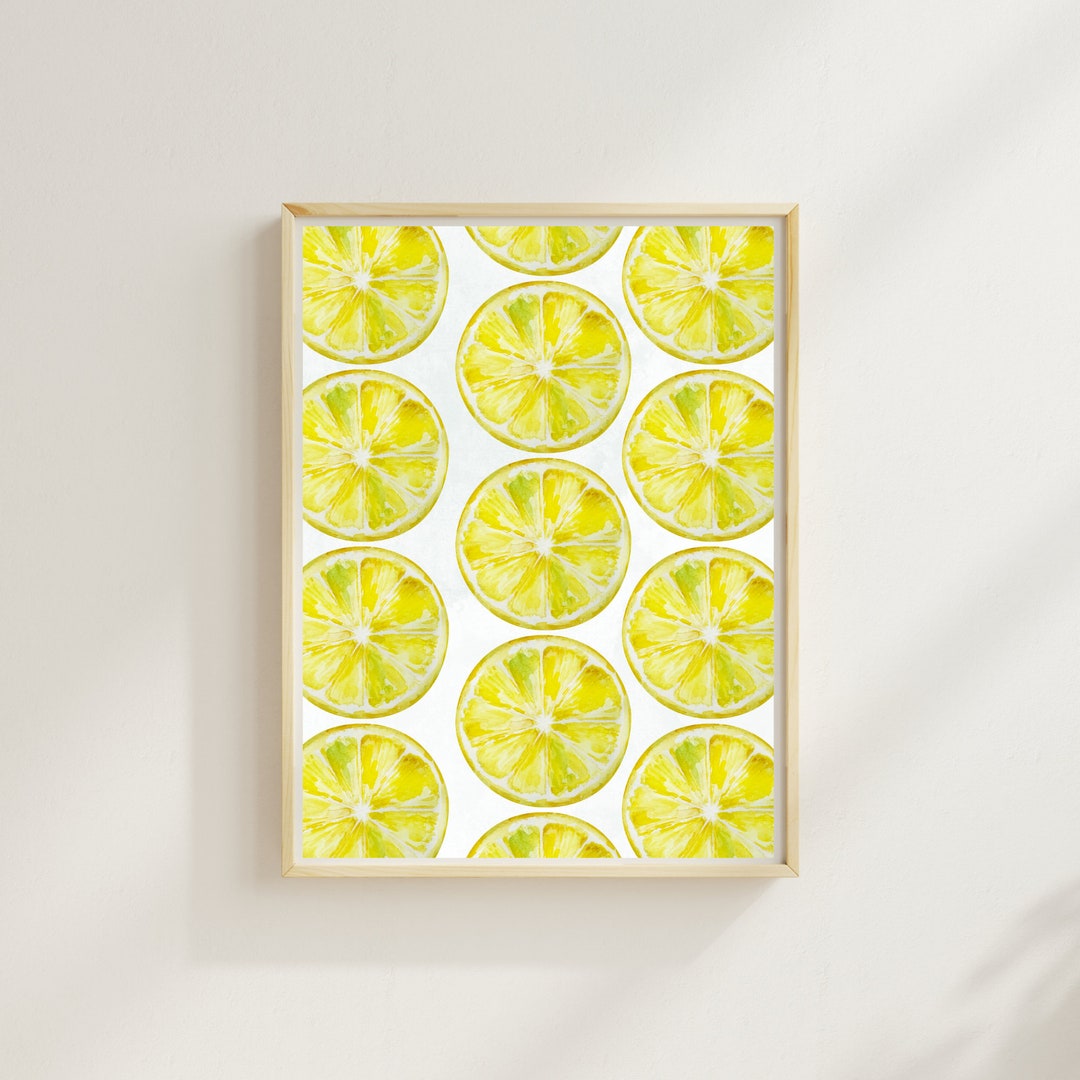 Italian Classic Lemons Wall Art Lemon Wall Art Prints and - Etsy