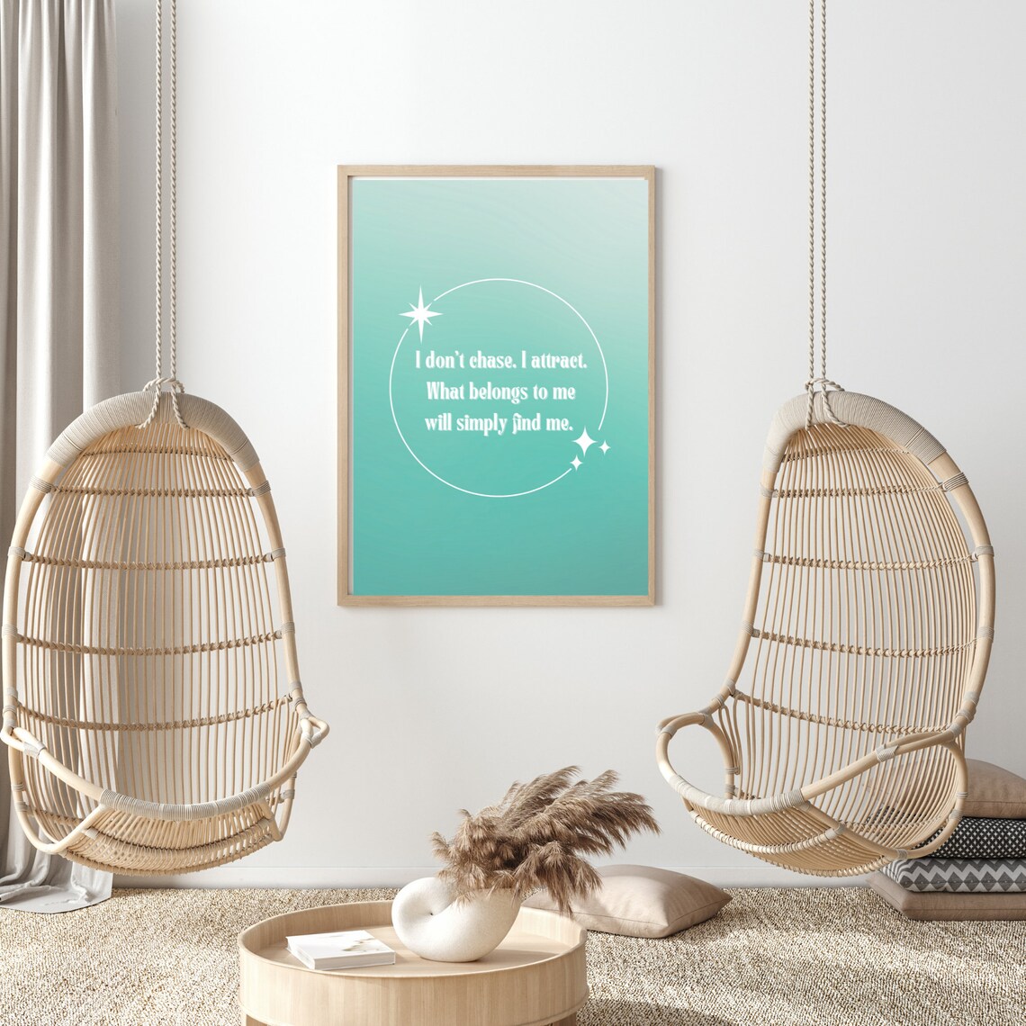 Printable I Don't Chase I Attract What Belongs to Me Will Simply Find ...