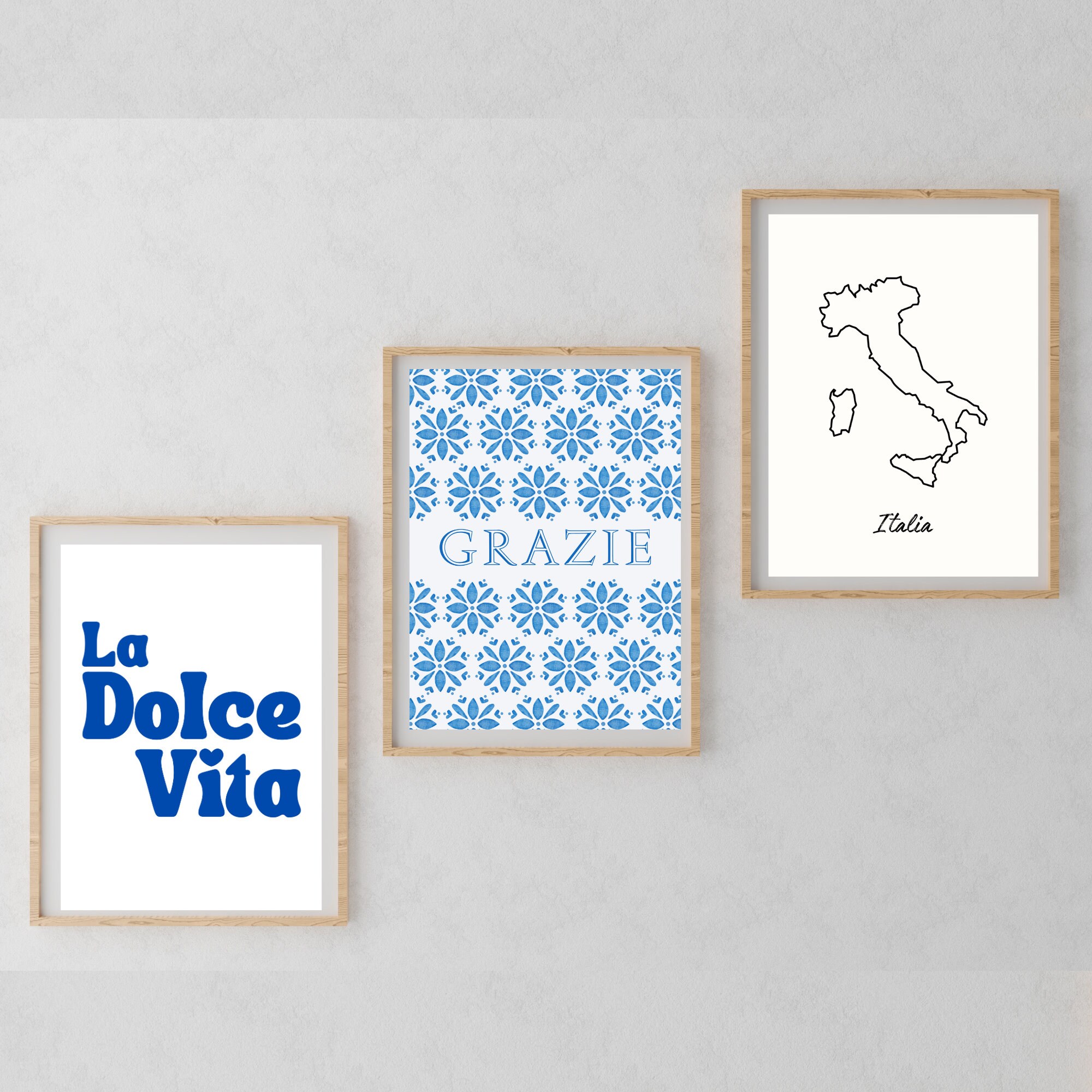 Grazie Wall Art Italy Wall Art Mediterranean Wall Art Kitchen Decor ...