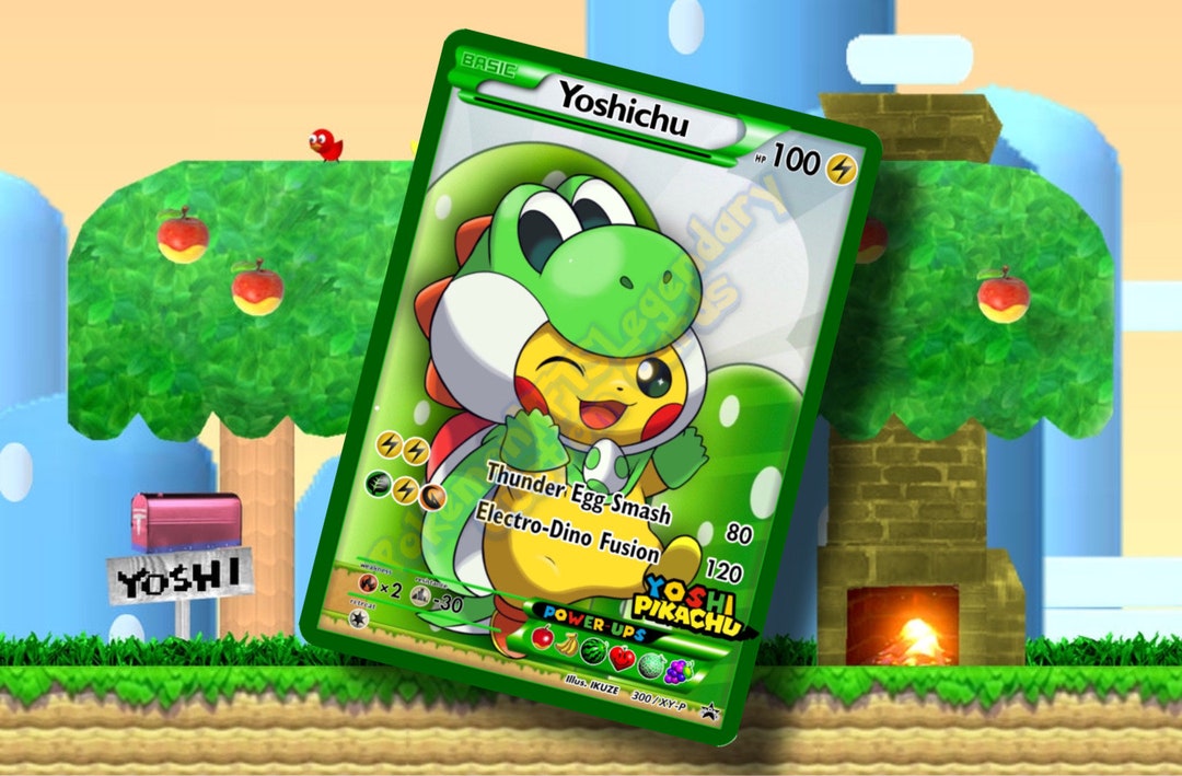 Yoshi Pikachu - Etsy