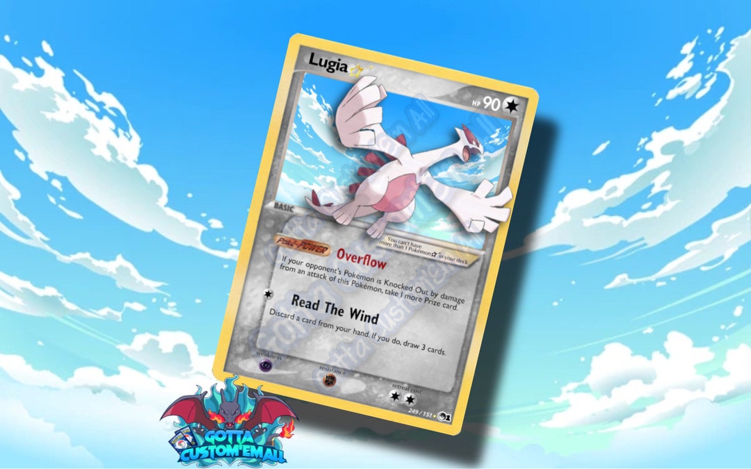 Lugia Gold Star - Etsy