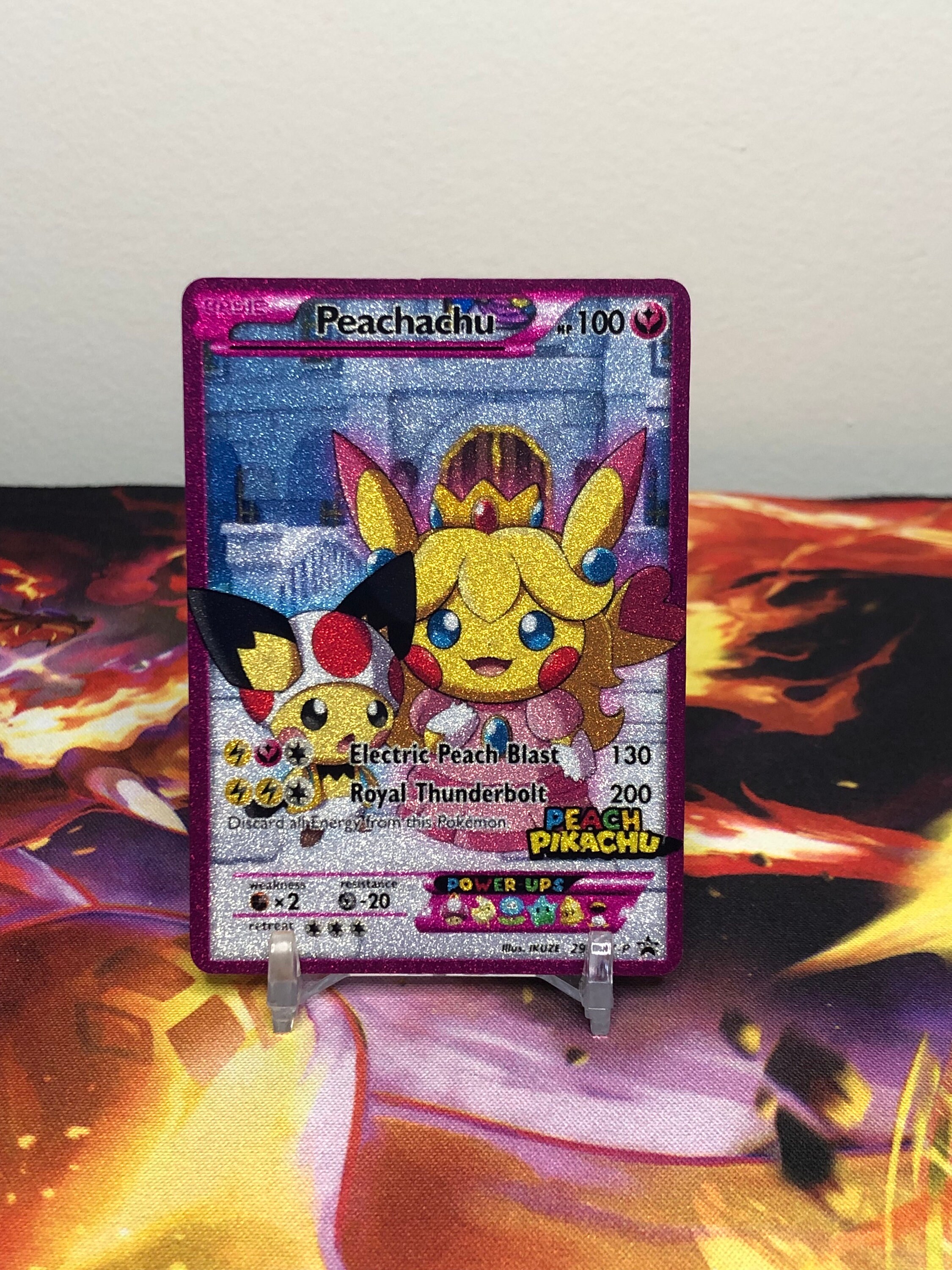 Peachachu peach X Pikachu - Etsy