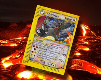 2003 Skyridge Charizard Holographic Pokemon Proxy Card - Etsy