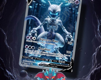 Custom Full Art Mewtwo V-union - Etsy