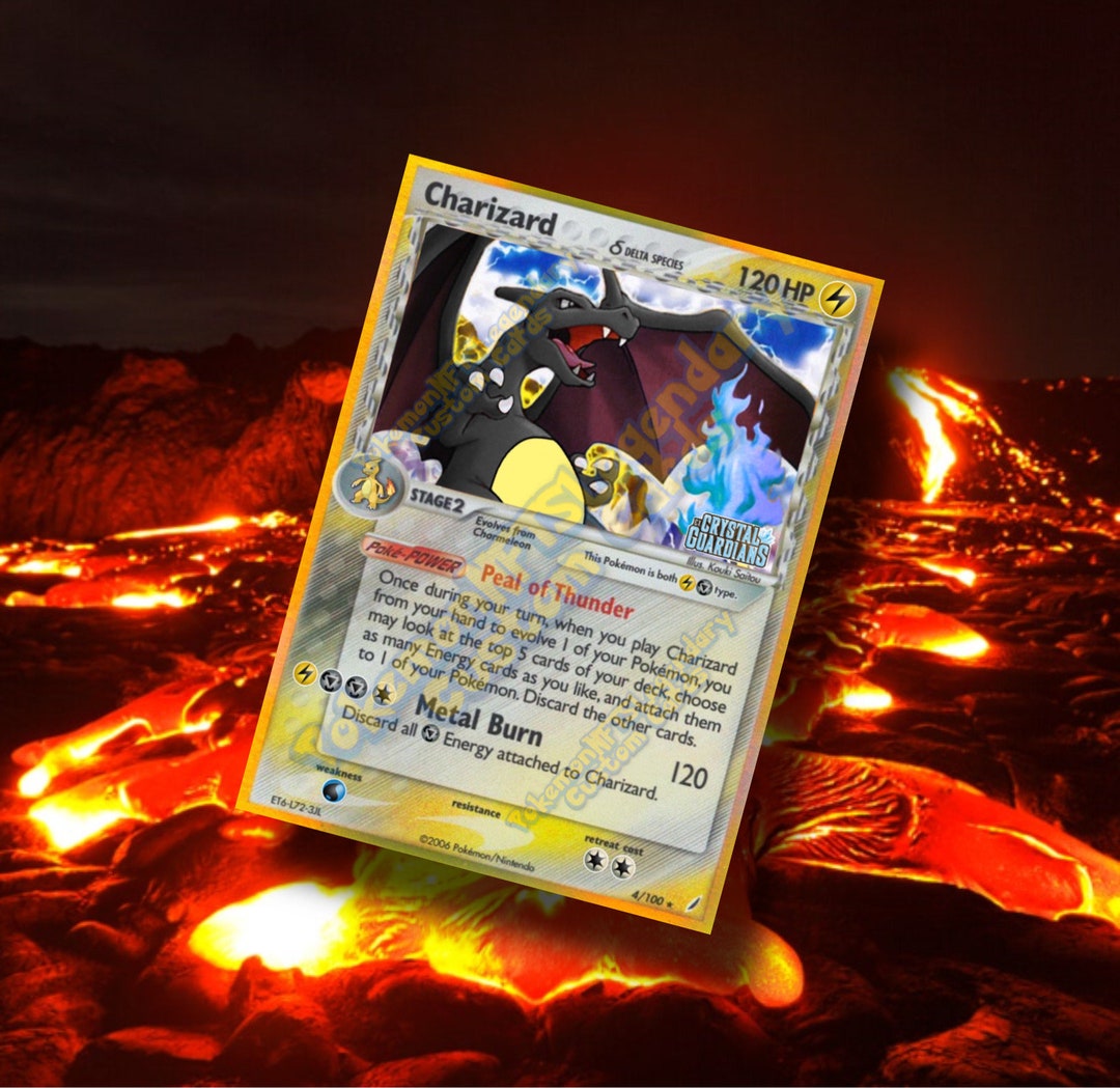 Charizard Delta Species Shiny - Etsy