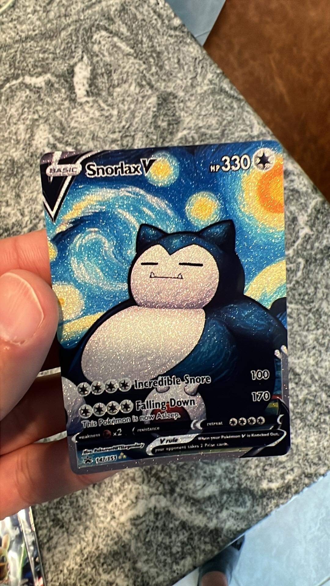 Starry Night Snorlax - Etsy UK