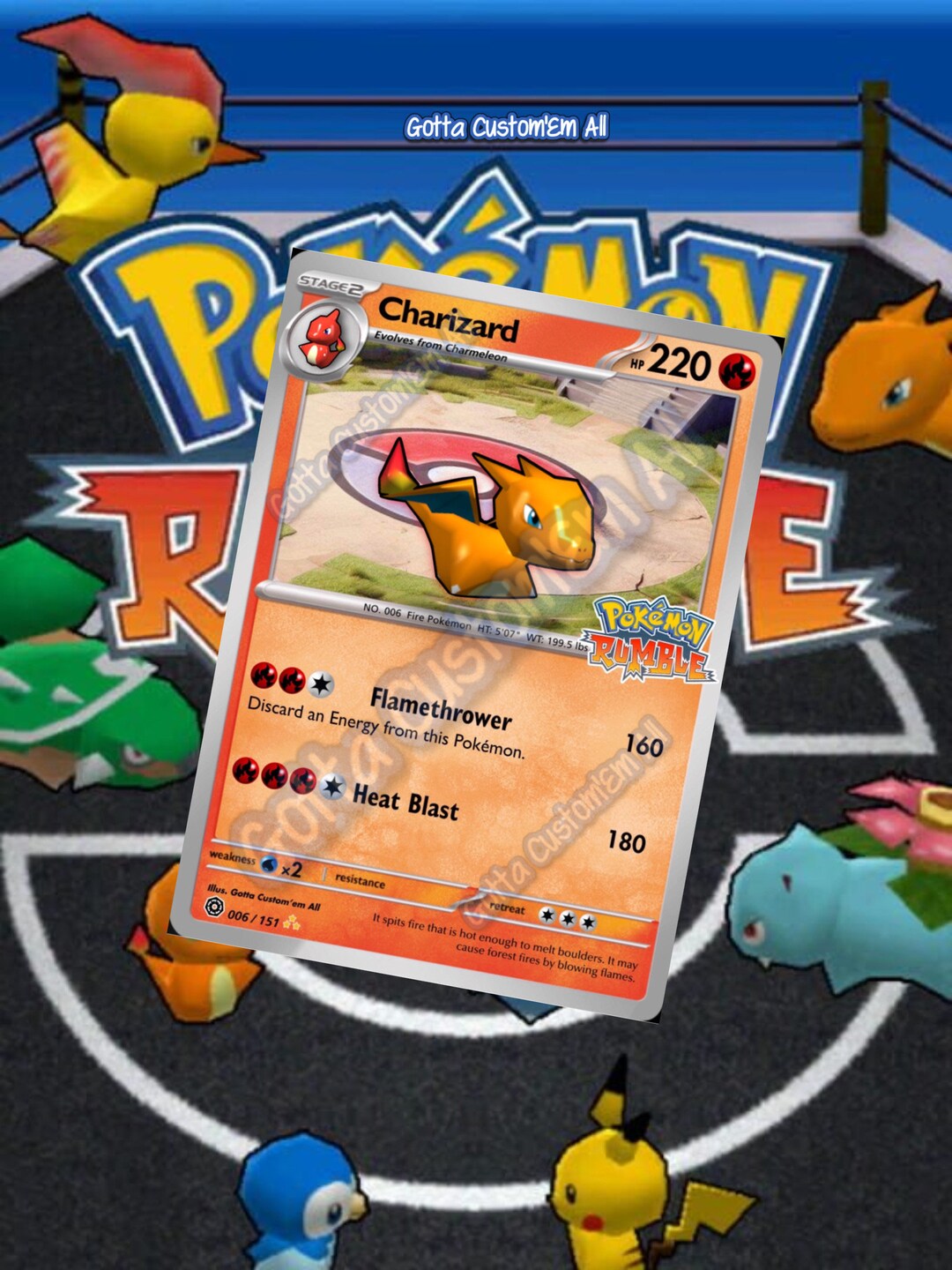 Charizard Pokemon Rumble - Etsy