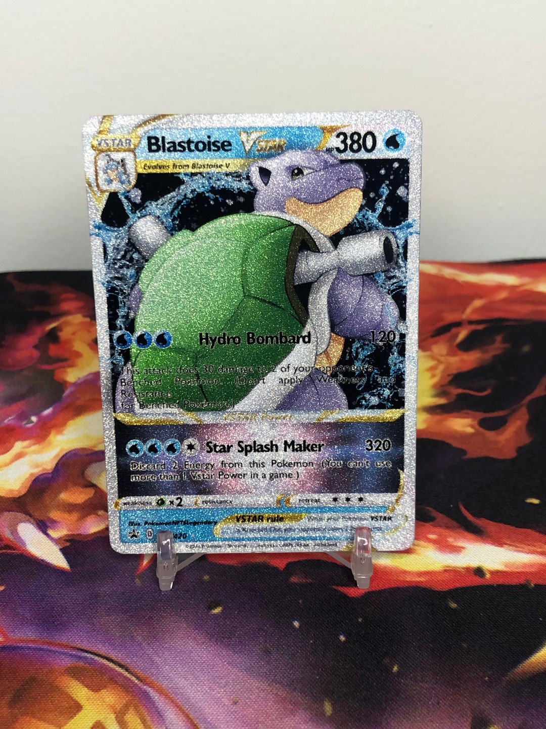 Blastoise Vstar Custom Card - Etsy