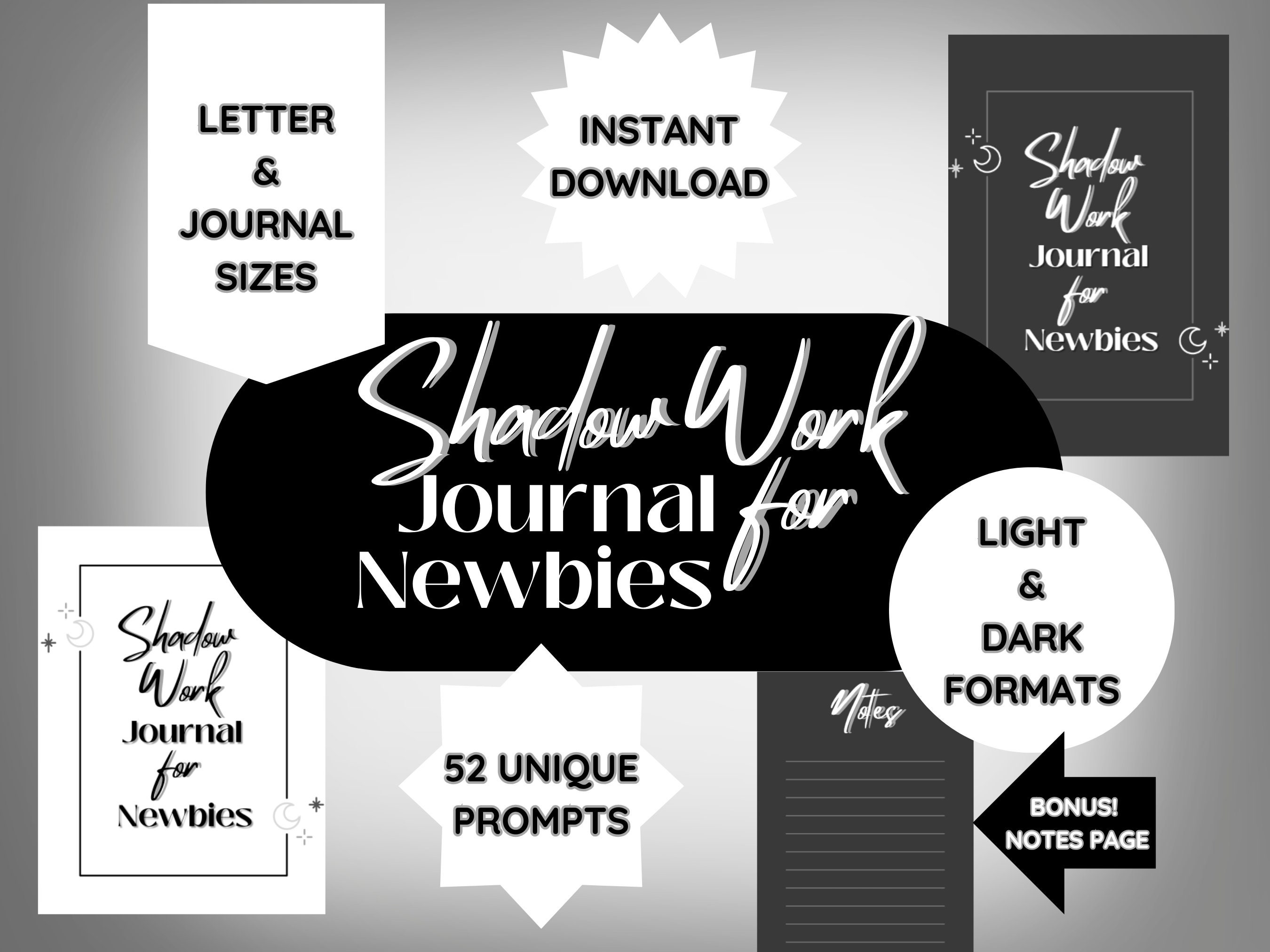 Shadow Work Journal, Shadow Work, Shadow Journal, Shadow Work Digital ...