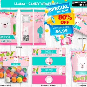 Llama Chip Bag Llama Bundle Party Package A Whole Llama Fun Cactus ...