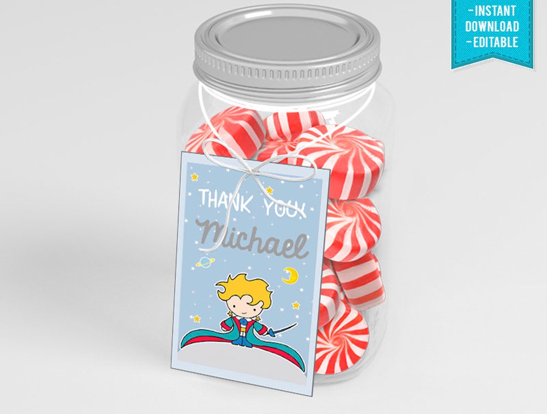 Prince Thank You Tags Prince Party Package Prince Birthday Prince Baby ...