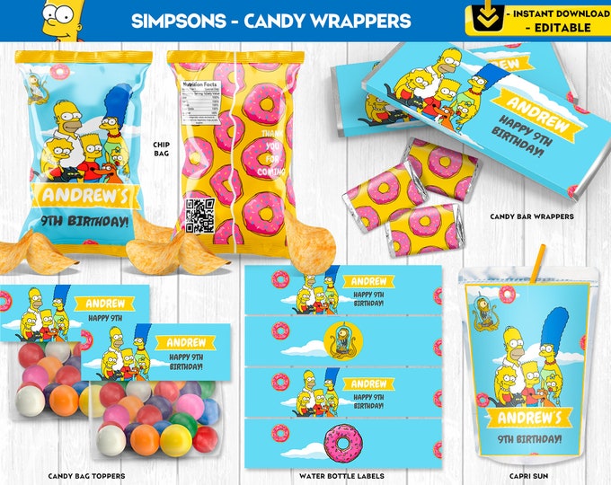 Duff Beer Bottle Label the Simpsons Duff Beer Labels the Simpsons Party ...