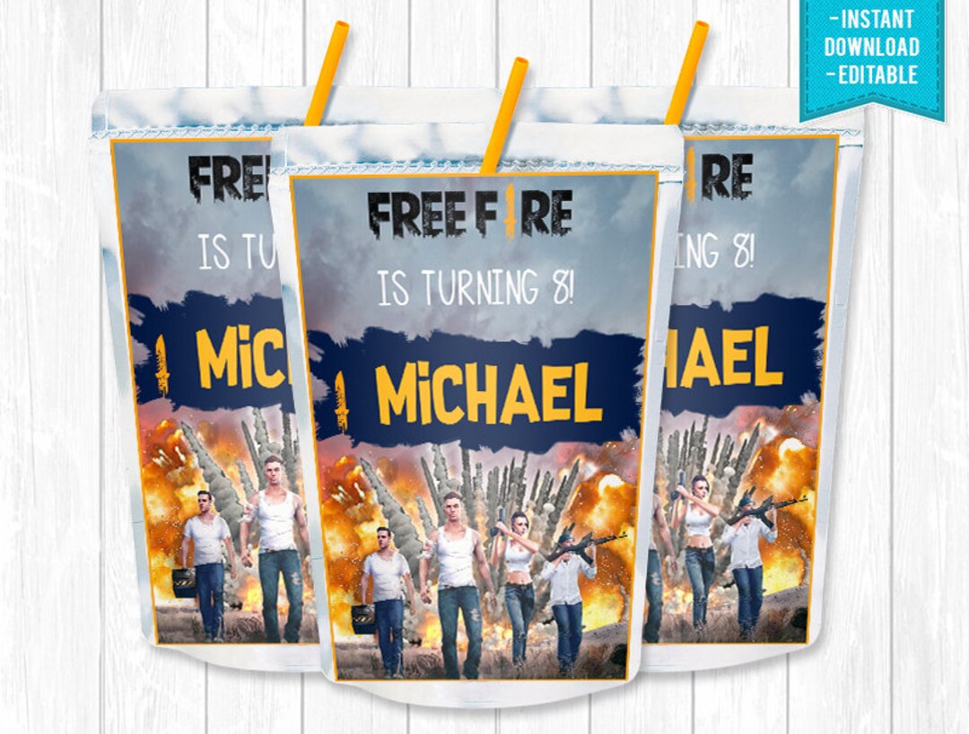 Battle Royal Capri Sun Gamer Bundle Party Package Battle Birthday ...