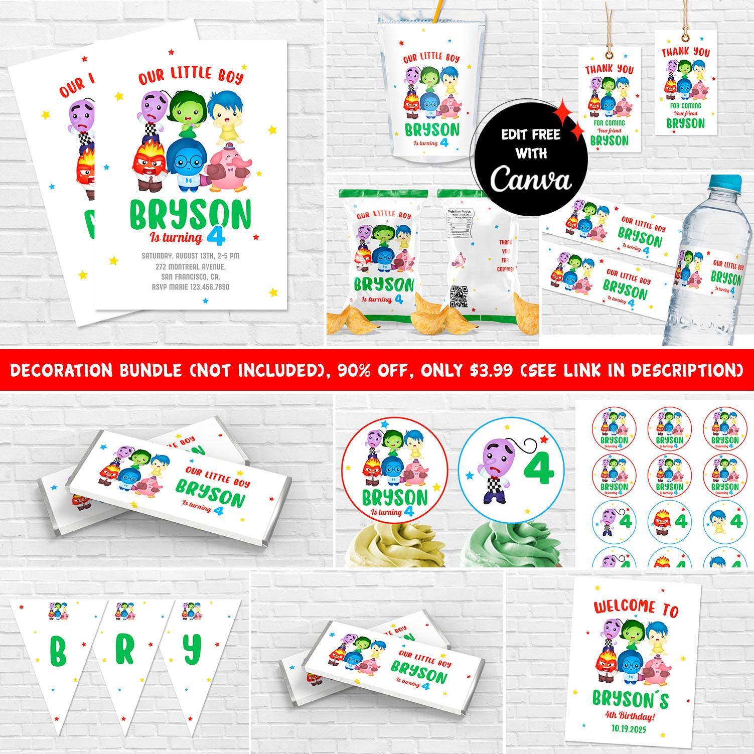 Inside Out Chip Bag Inside Out Potato Chips Inside Out Decoration Kids ...