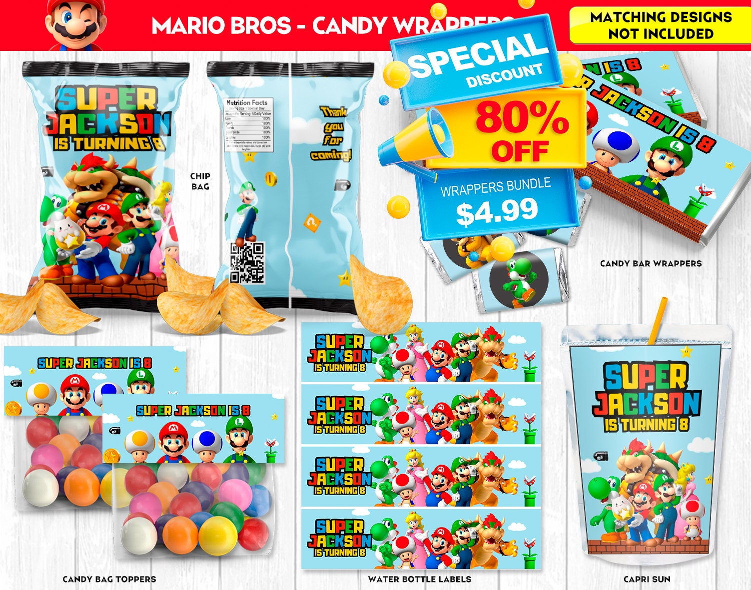 Plumber Chip Bag Plumber Bundle Plumber Decoration INSTANT DOWNLOAD ...