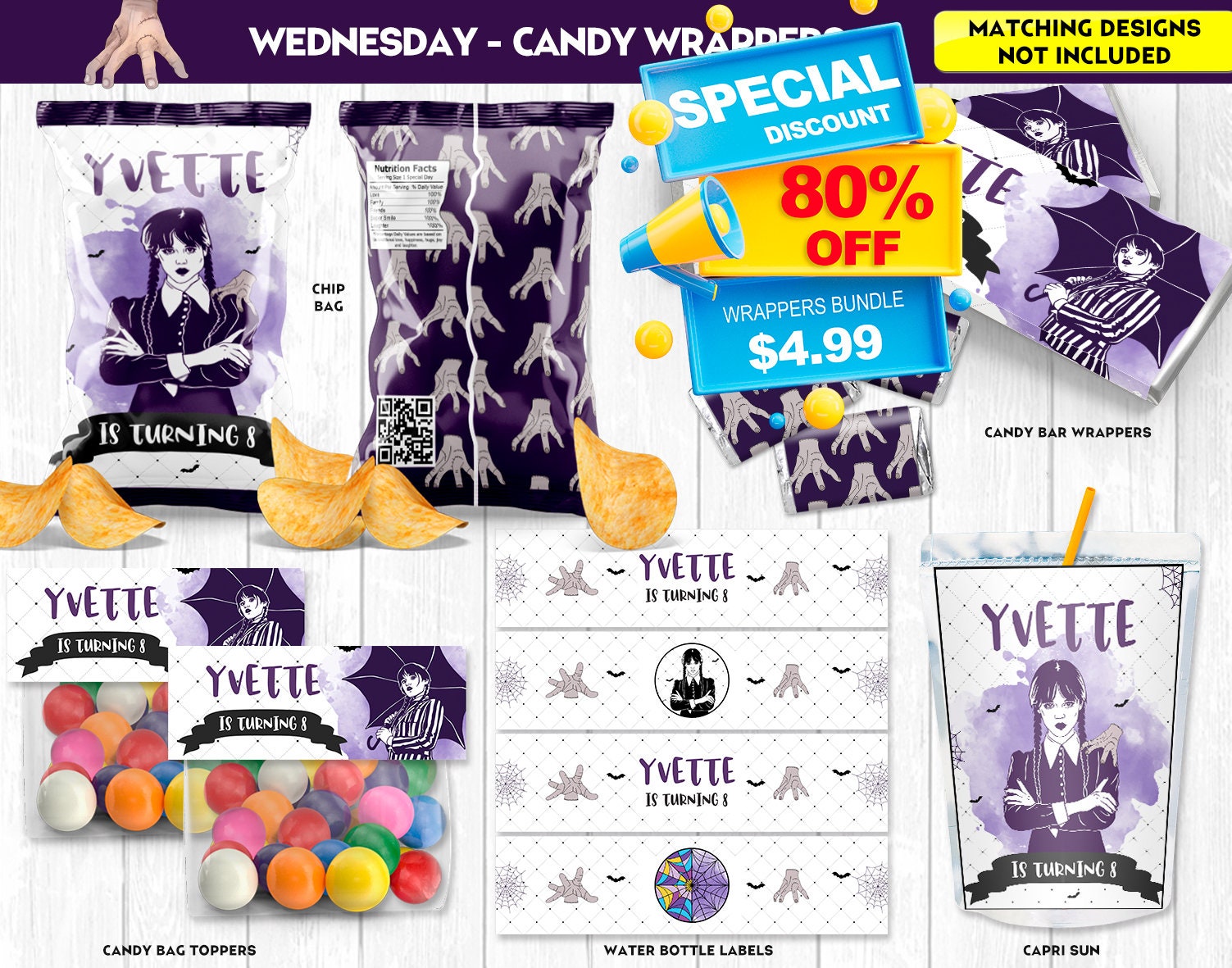 Witch Chip Bag Witch Birthday Witch Decoration Witch Party INSTANT ...