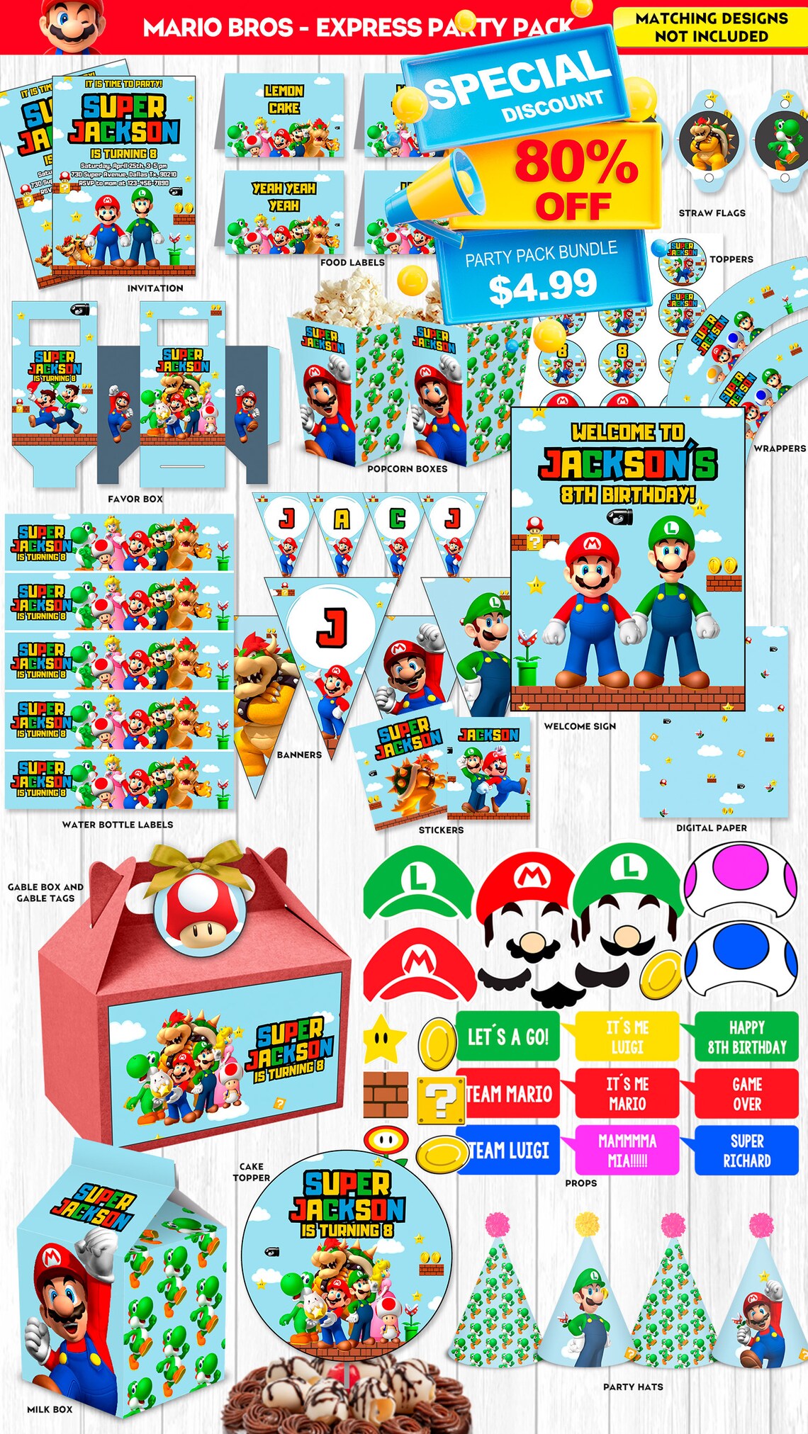 Plumber Chip Bag Plumber Bundle Plumber Decoration INSTANT DOWNLOAD ...