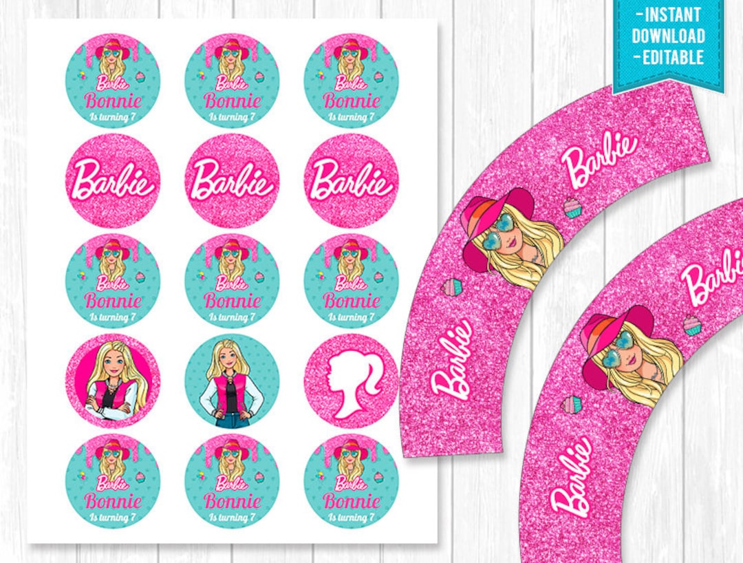 Doll Toppers Doll Party Doll Decoration Hot Pink Fashion Doll Princess ...