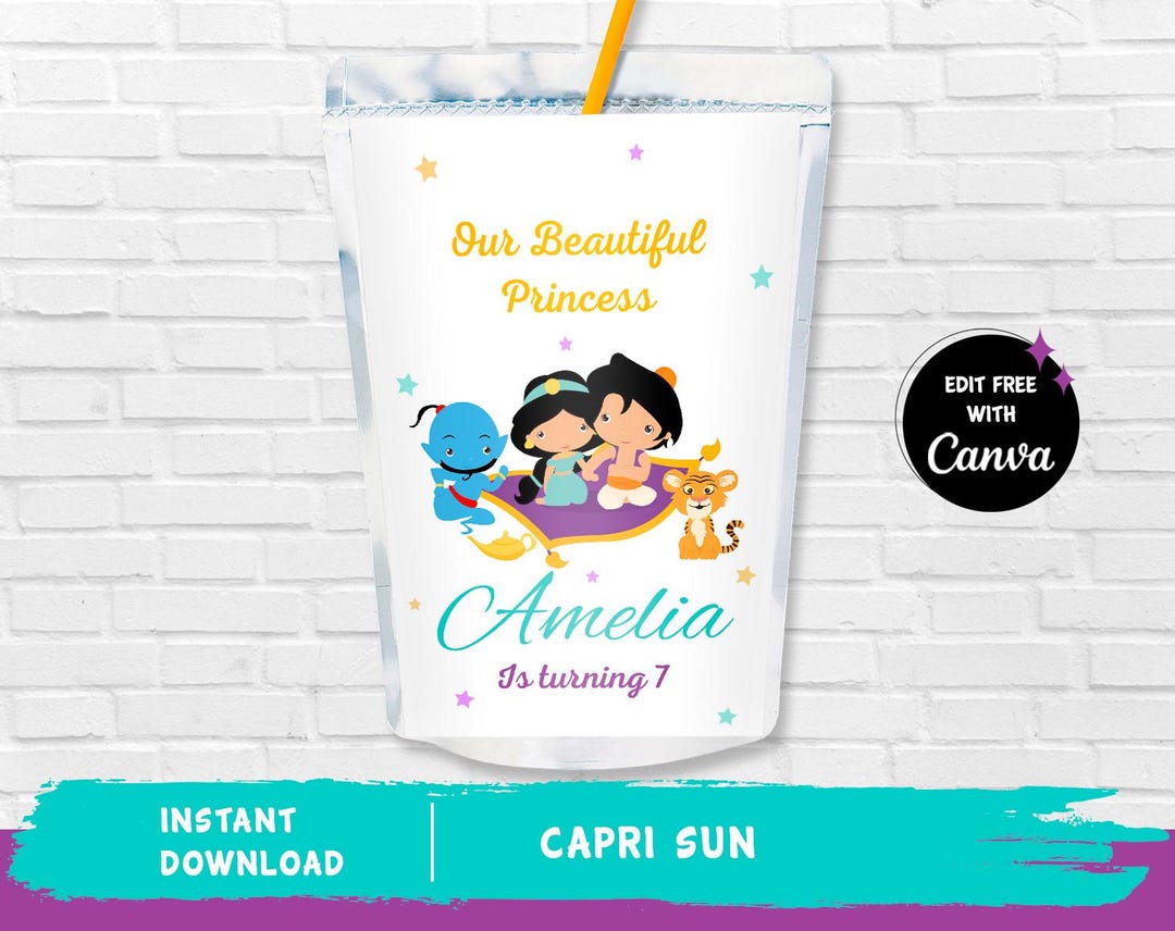 Buy Jasmine Capri Sun Jasmine Juice Label Princess Capri Sun Jasmine ...