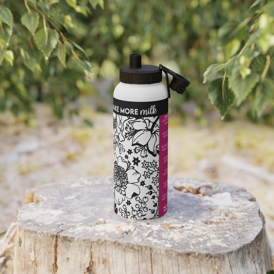 Breastfeeding Mom Water Bottle Gift Drink More Water Stainless - Etsy