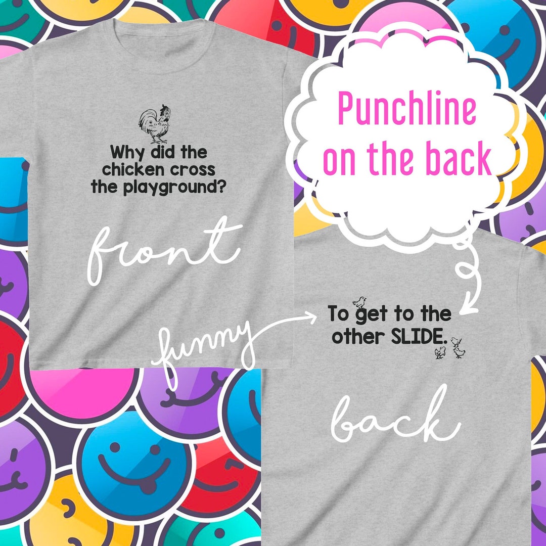 Joking Kid Funny Tee Youth Kids Gift Silly Jokester Children Gifting ...