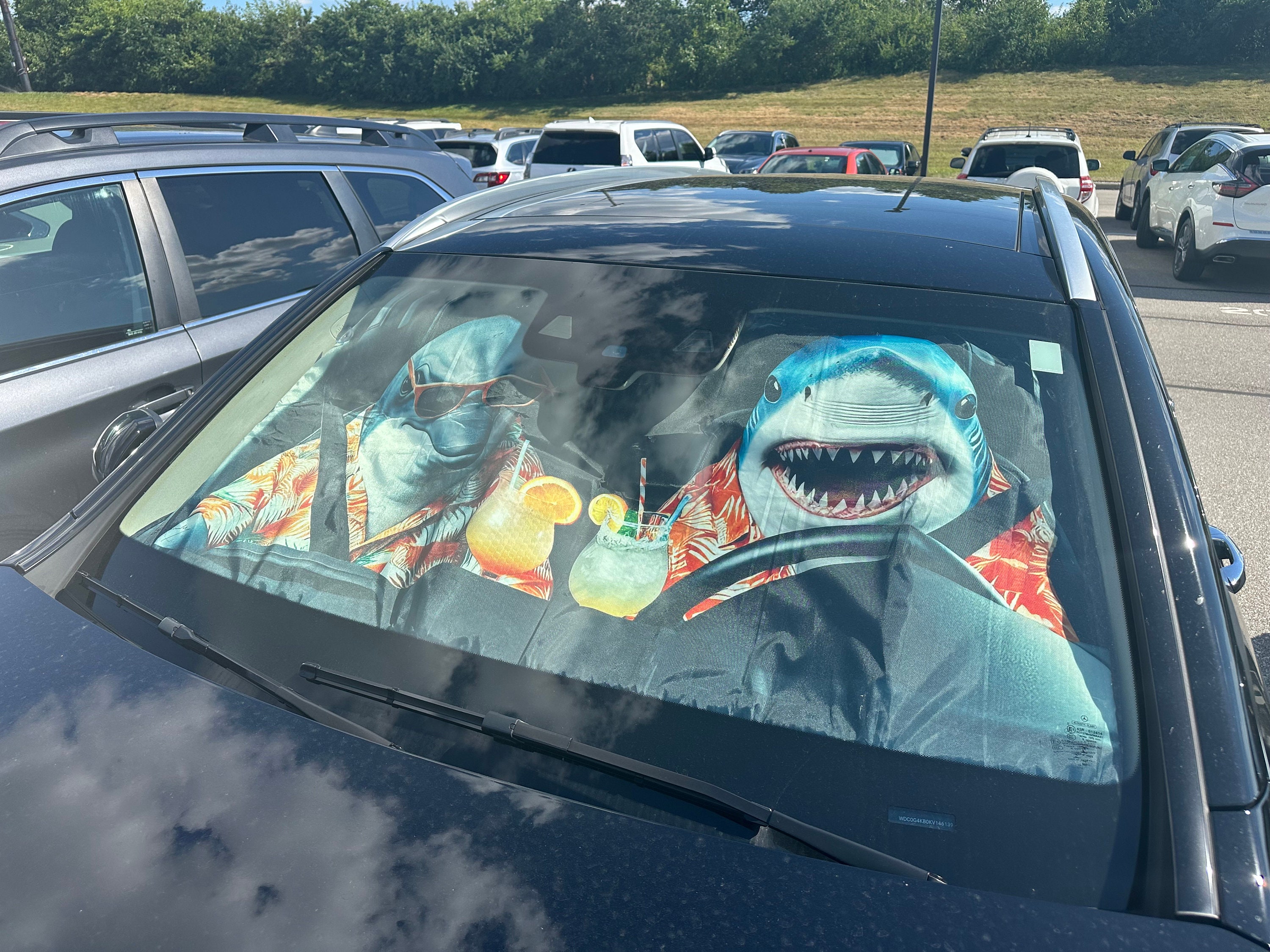 Funny Sun Shade Gift for Dad Car Things Car Accessories Sunshade ...