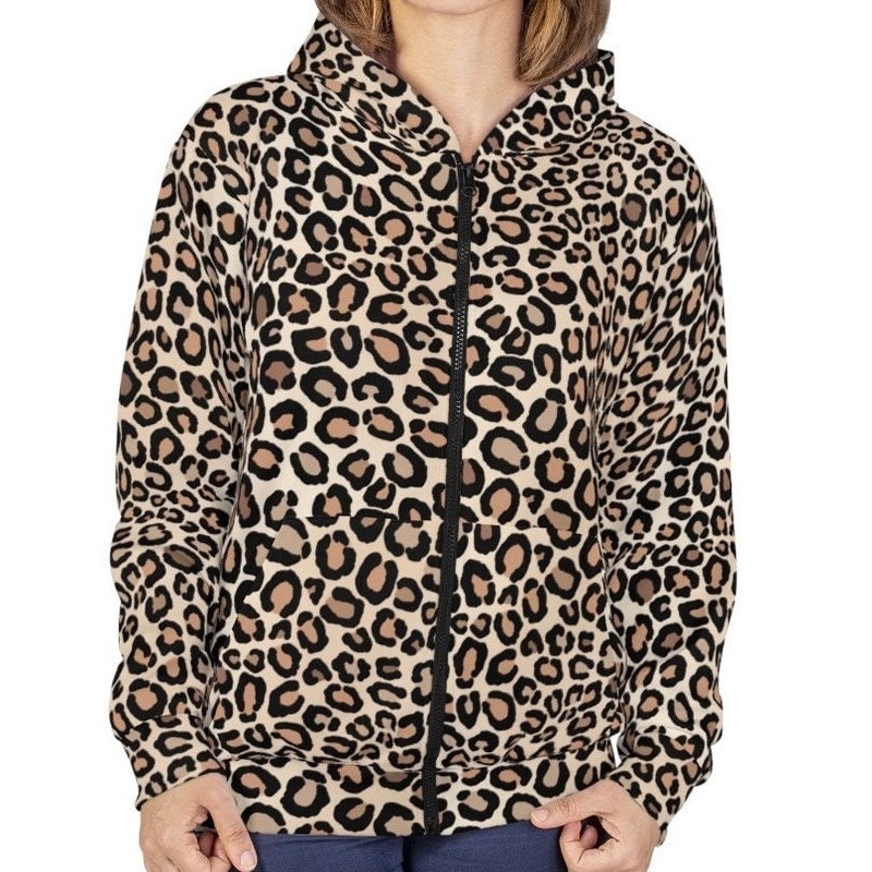 Leopard Print Hoodie - Etsy