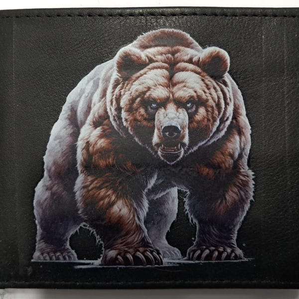 Bear Wallet - Etsy