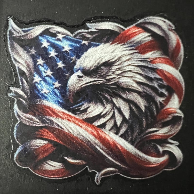 Eagle 3d Leather - Etsy