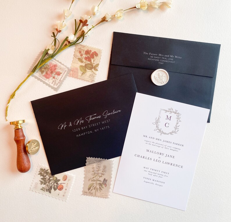 Envelope Printing Add On - Etsy