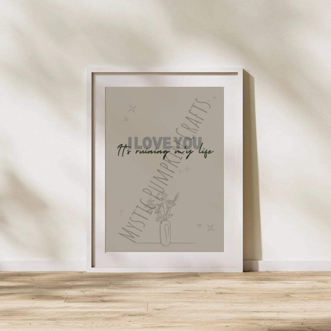 Taylor Swift Lyric Poster – Printable Wall Art | Digital Download ...