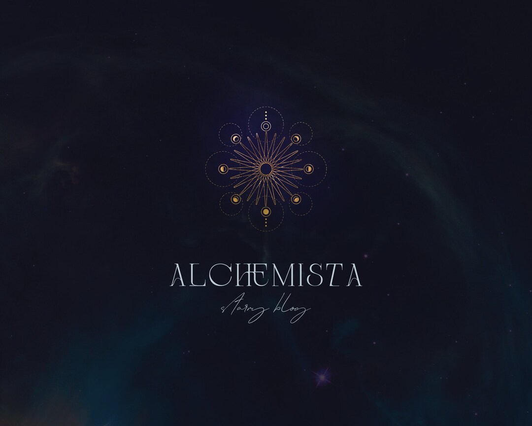 Sun Logo, Moon Phases Logo, Mystical Logo, Custom Design, Esoteric Logo ...